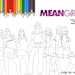 Mean Girls Coloring Page Bundle | Teens, Adults Coloring Book Digital ...