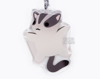 Capybara Acrylic Pet Keychain Cartoon Chibi Art Style Double-sided ...