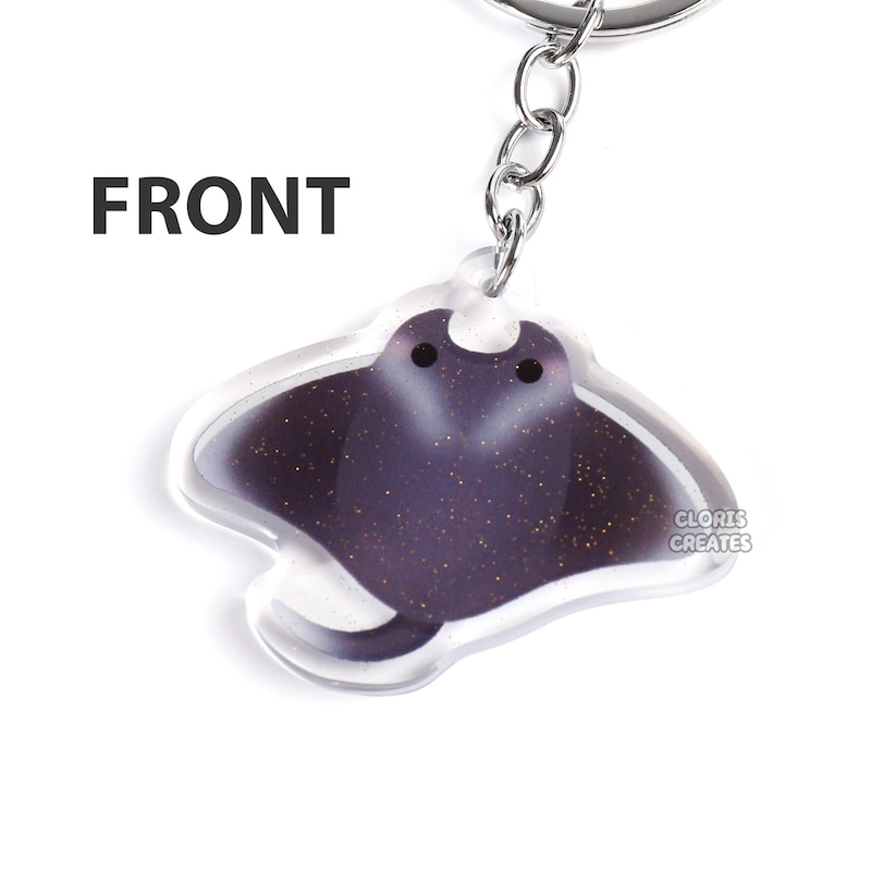 Manta Ray Purse Charm - Etsy