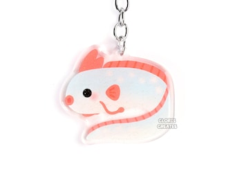Tufted Puffin Acrylic Glitter Keychain | Kawaii Chibi Wild Seabird ...