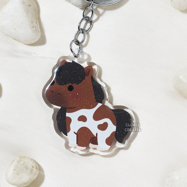 Horse Keychain - Etsy