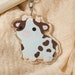 Mint Chocolate Chip Cow Fruity Farm Animal Keychain Cartoon - Etsy