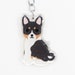 Lynx Cat Acrylic Glitter Keychain Kawaii Chibi Animal Lover Wildcat Art ...