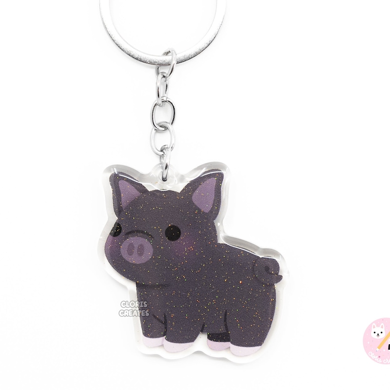 Pig Key Chains - Etsy