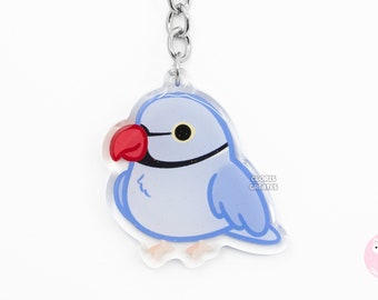Senegal Parrot Acrylic Bird Breed Keychain | Cartoon Kawaii Art Double ...