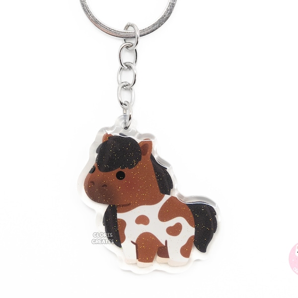 Horse Keychain - Etsy