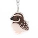 Japanese Quail Farm Animal Keychain Cartoon Chibi Art Glitter Acrylic ...