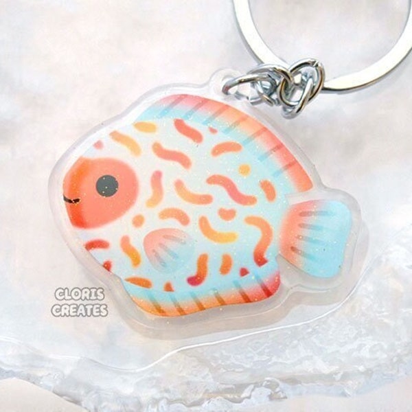 Fish Keychain - Etsy