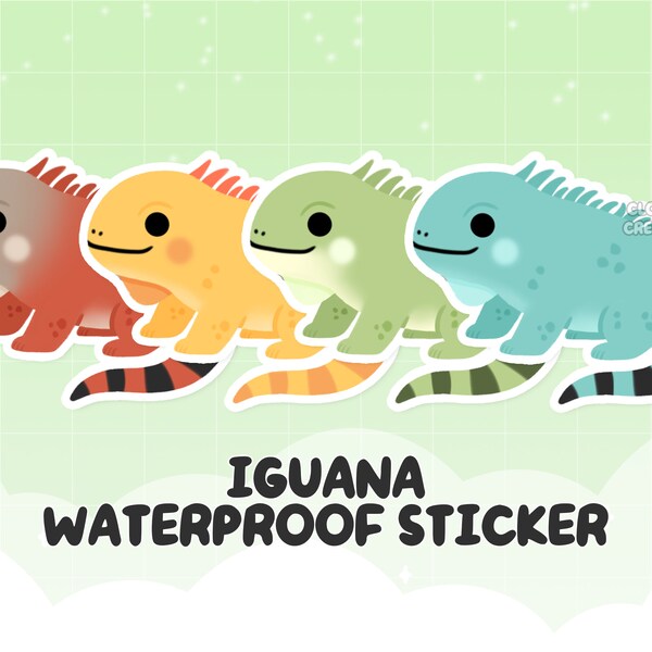 Iguana Art - Etsy