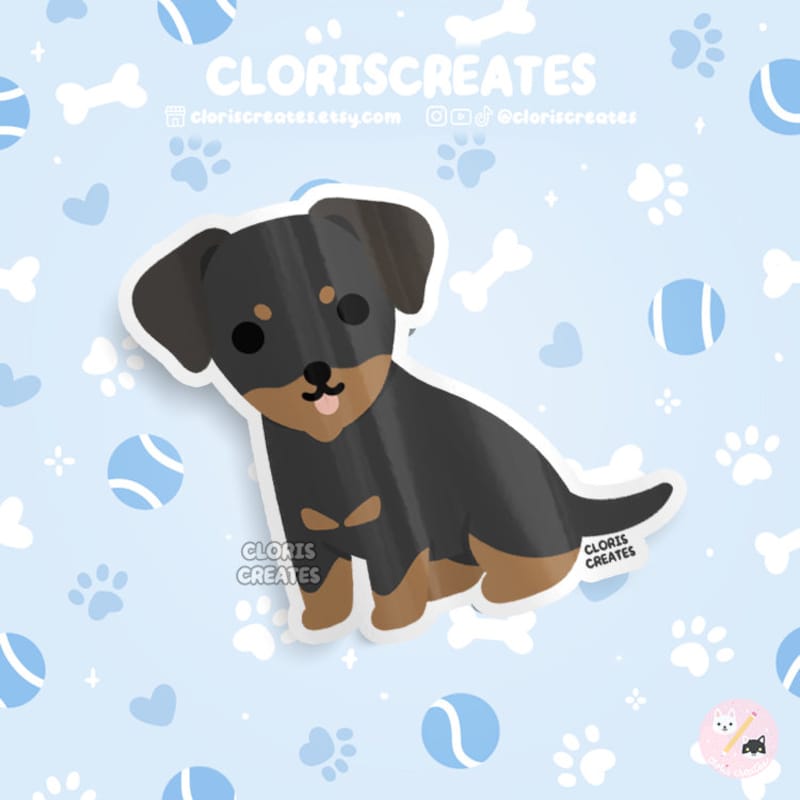 Chiweenie Decal - Etsy
