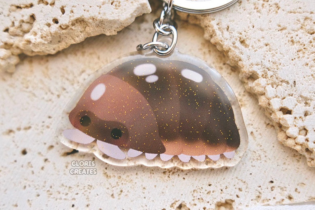 Giant Canyon Brown Isopod Roly Poly Insect Bug Keychain - Etsy