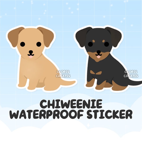 Chiweenie Decal - Etsy