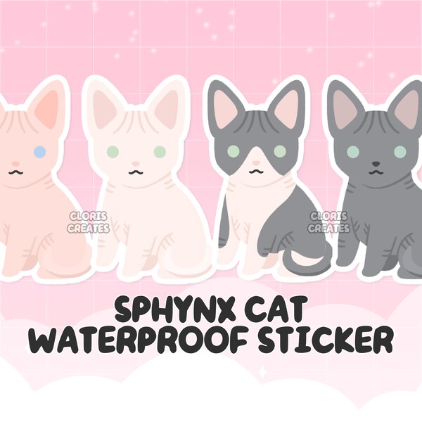 Sphynx Cat Art - Etsy
