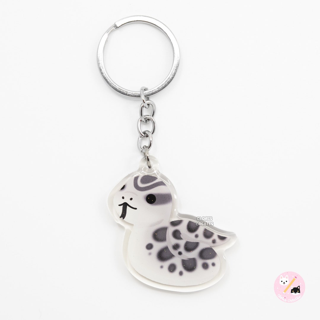 Gray Hognose Snake Acrylic Pet Breed Keychain | Cartoon Kawaii Art ...