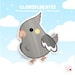 Yellow Cheek Cockatiel Bird Breed Waterproof Vinyl Sticker | Kawaii ...