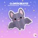 Wombat Acrylic Glitter Keychain Kawaii Chibi Wild Aussie Animal Lover ...
