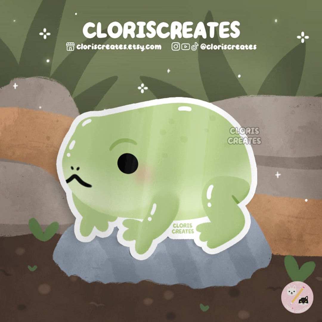 Amazon Tree Frog Waterproof Vinyl Sticker | Kawaii Chibi Animal Lover ...