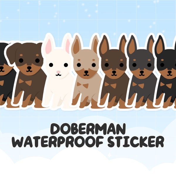 Doberman Decal - Etsy