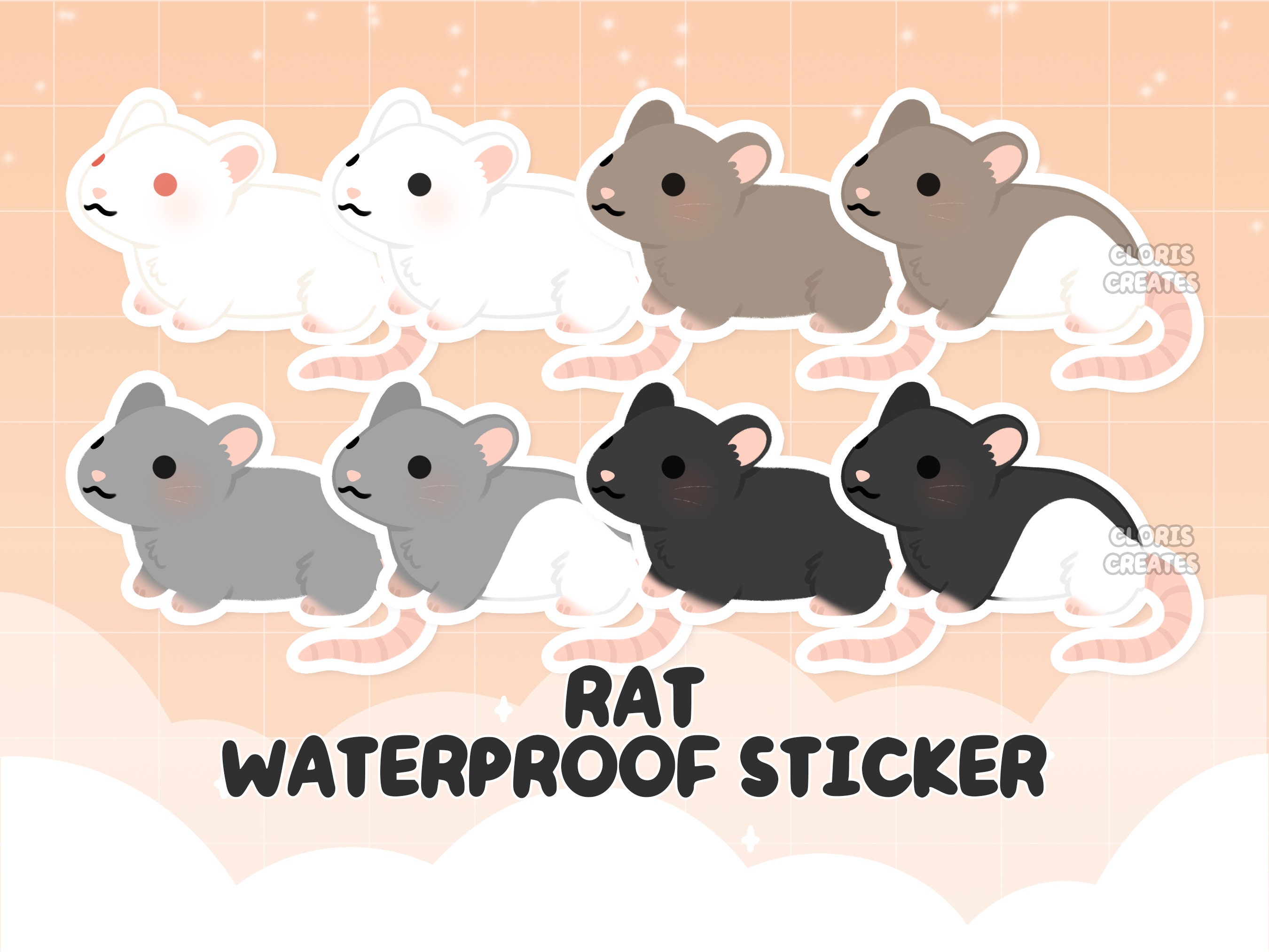 Learn to draw a cute chibi rat with these helpful tools