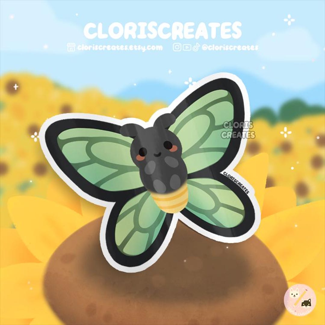 Queen Alexandra's Birdwing Green Butterfly Waterproof Die Cut Sticker ...