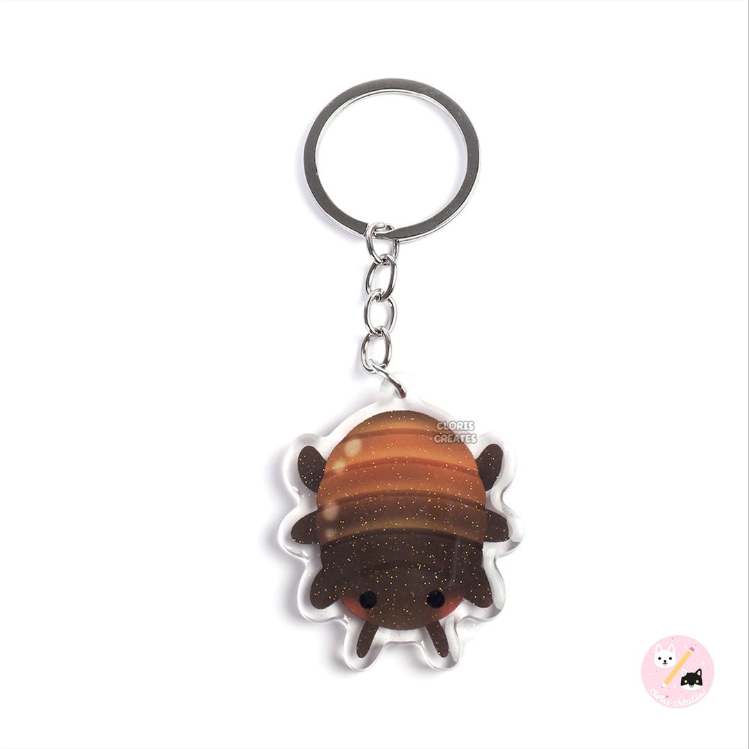 Madagascar Hissing Cockroach Insect Bug Keychain | Cartoon Chibi Pet ...