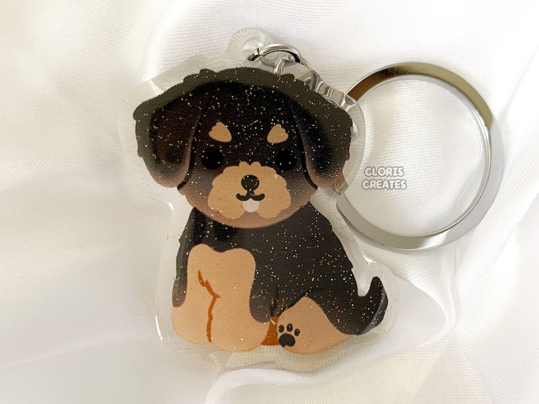 Yorkipoo Yorkie Poodle Mixed Dog Breed Acrylic Keychain - Etsy