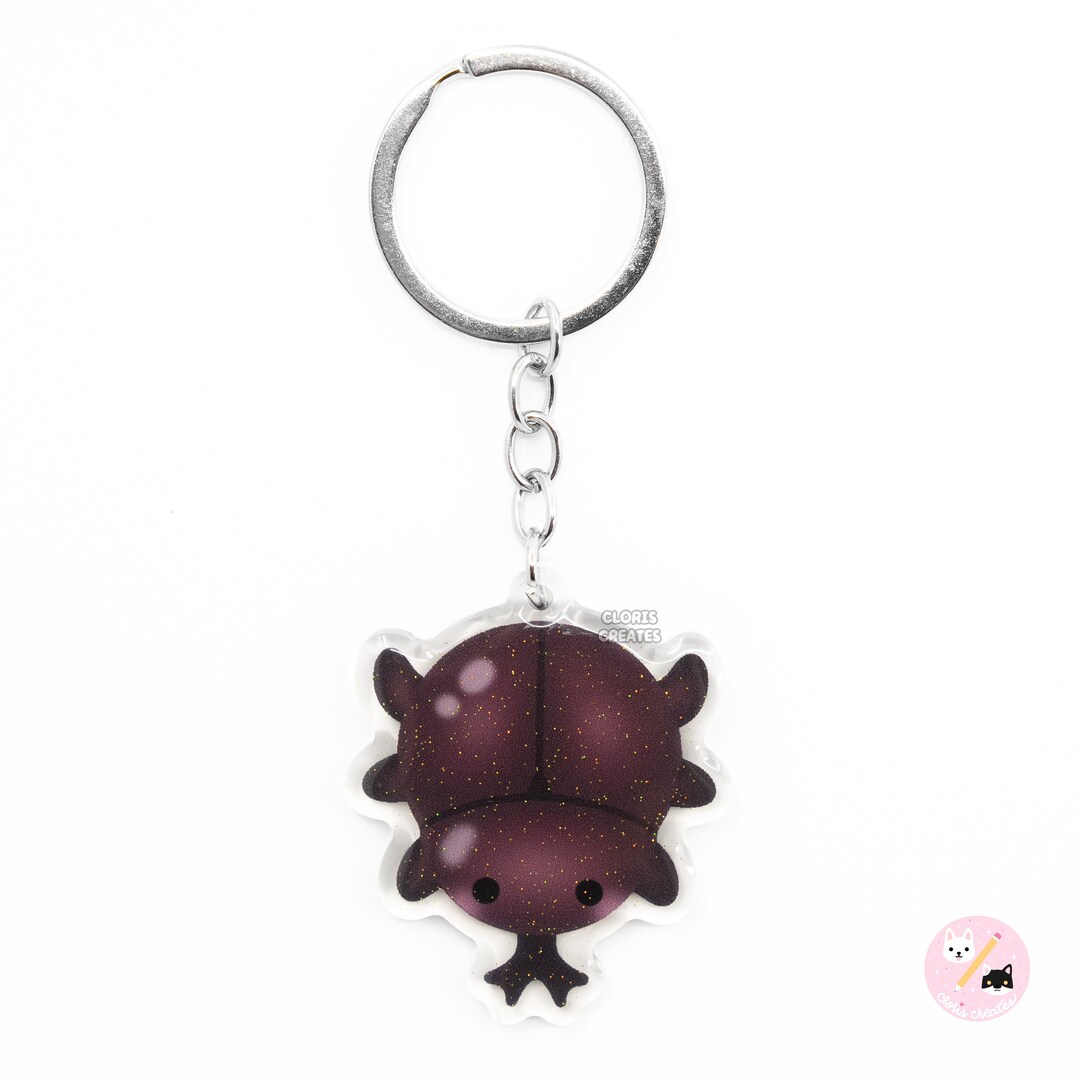 Japanese Rhinoceros Beetle Insect Bug Keychain | Cartoon Chibi Pet Art ...