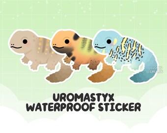 Cute Uromastyx Art - Etsy