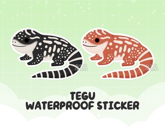 Kawaii Cute Tegu - Etsy