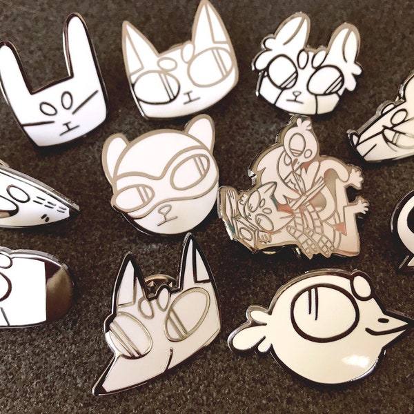 Furry Pins - Etsy