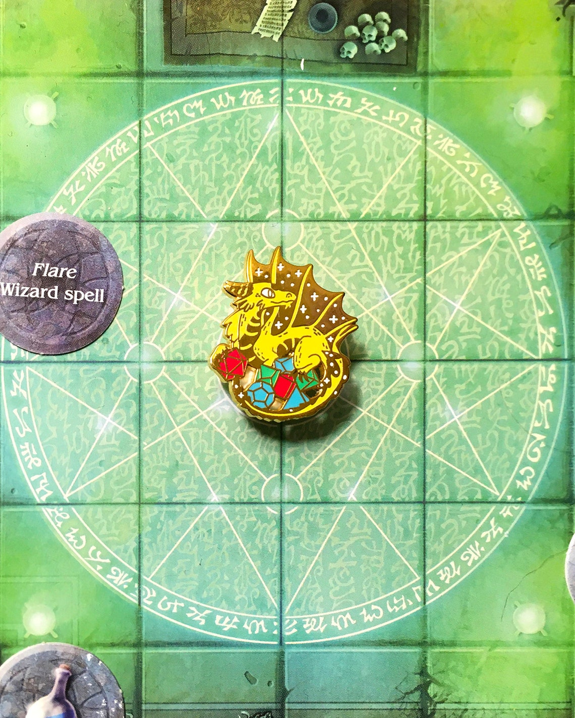 Gold Dragon Enamel Pin - Etsy