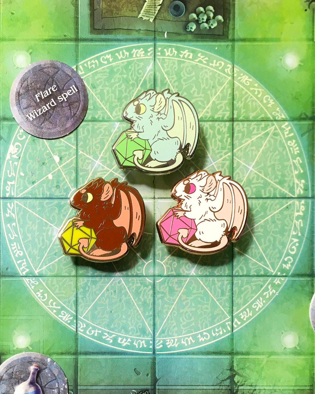 Pseudo Dragon Pin - Etsy