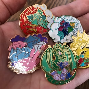 Gold Dragon Enamel Pin - Etsy