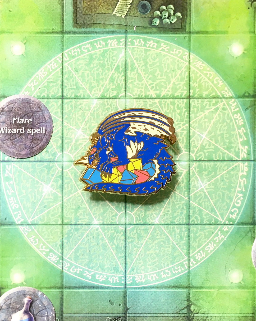 Blue Dragon Pin - Etsy