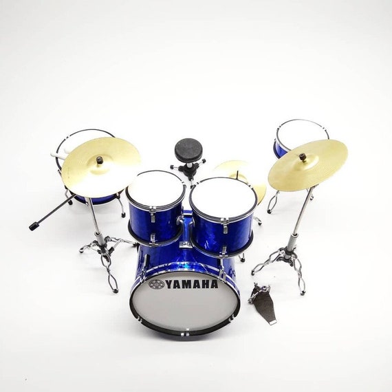 Blue Yamaha Drum Set