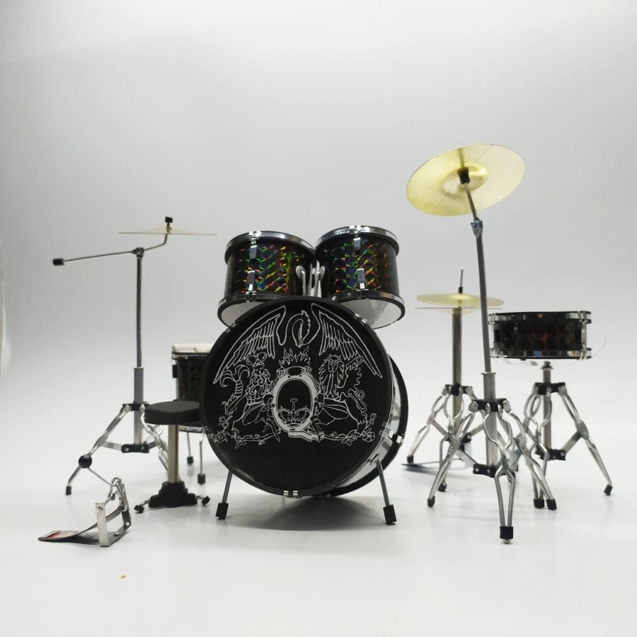 Miniature Toys Toys & Games Miniature Drum Natural Black Star Signature ...