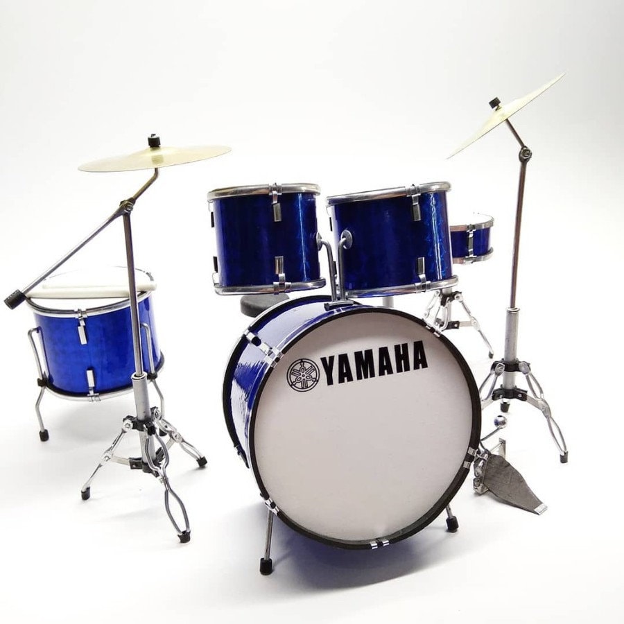 Blue Yamaha Drum Set
