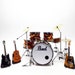 Miniature Drum Set Black With 3 Guitars Exclusive Musical - Etsy