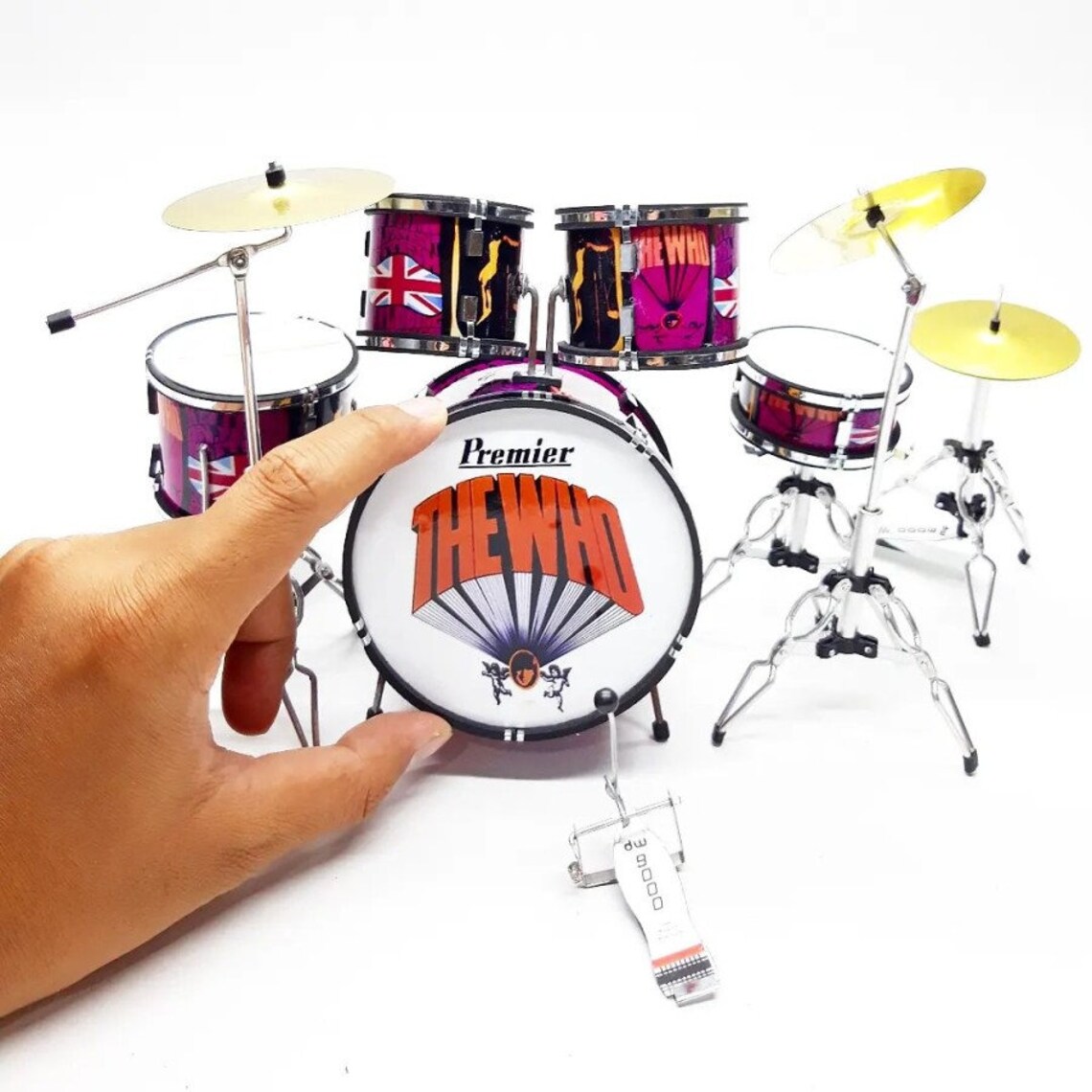 Miniature Drum Kit Special Motif Musical Instruments Display - Etsy