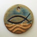 Ichthys Symbol Focal Bead Circle - Etsy