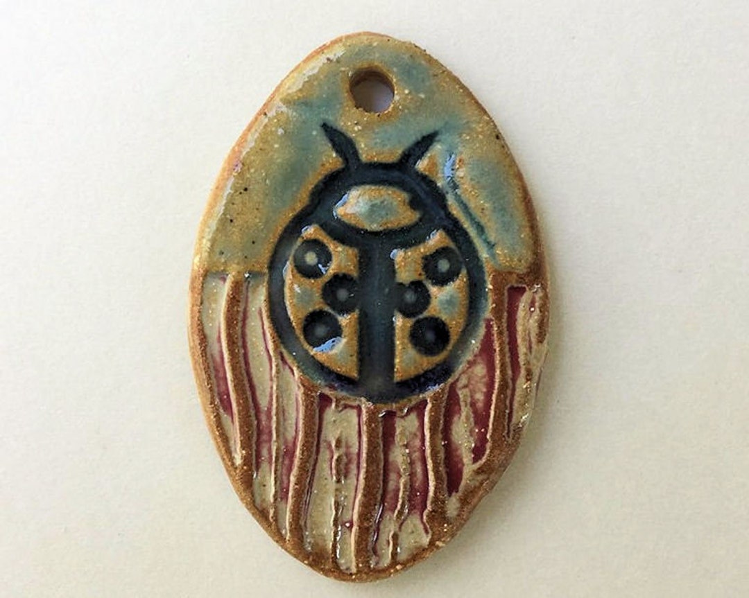 Ladybug Bead Oval - Etsy