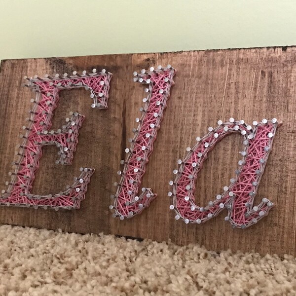 Name String Art - Etsy