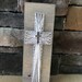 Ready to Ship! Easter Jesus Cross String Art Wood Sign Decor White Gray ...