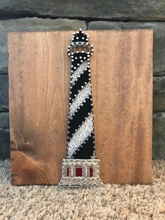 Made to Order Custom Lighthouse Beach Theme String Art Wall | Etsy