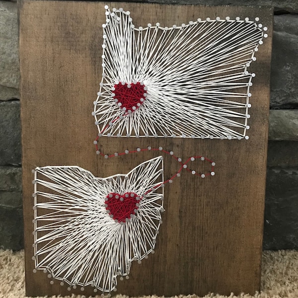 Heart String Art - Etsy