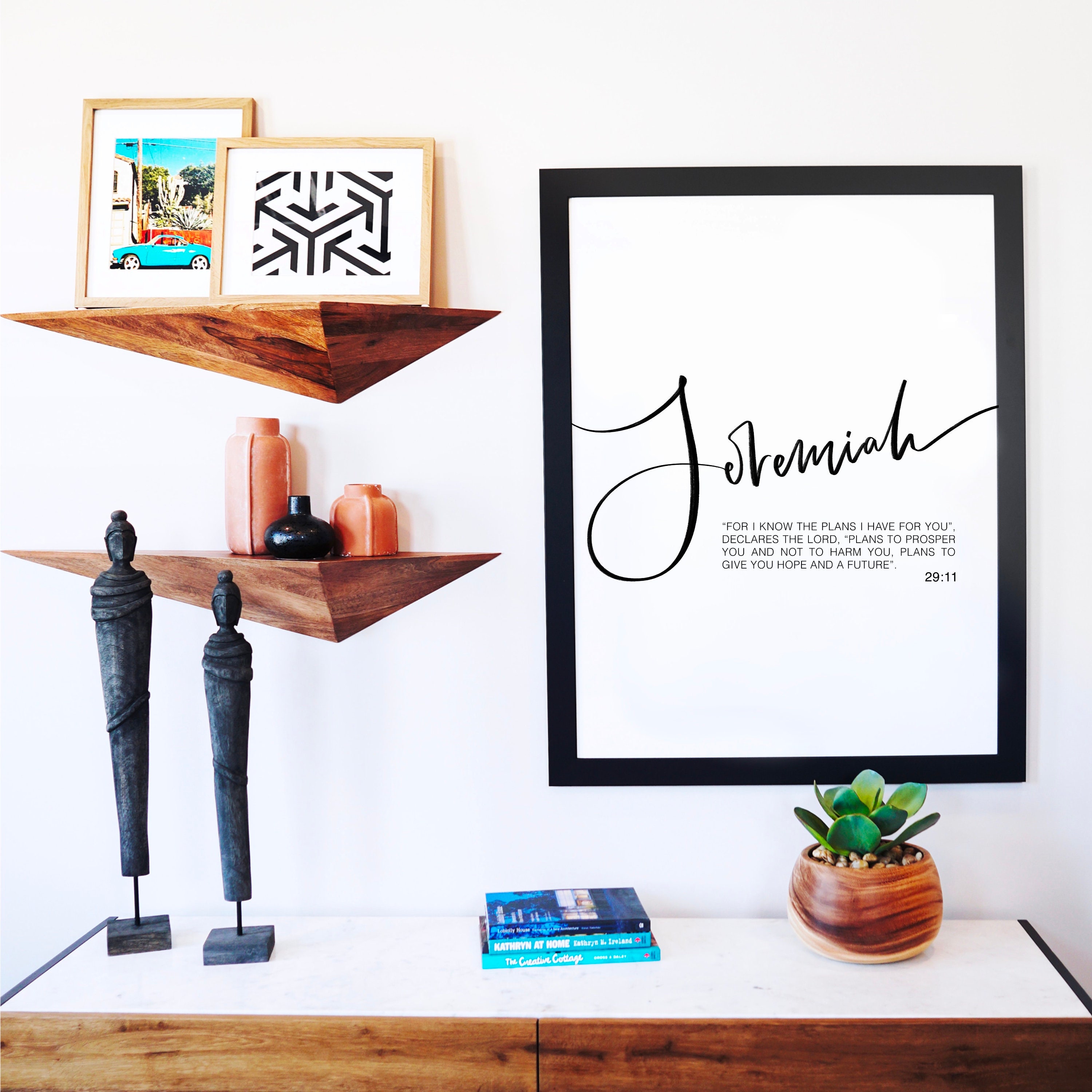 Jeremiah 29:11 Printable Artwork,bible Verse Prints,christian Art ...
