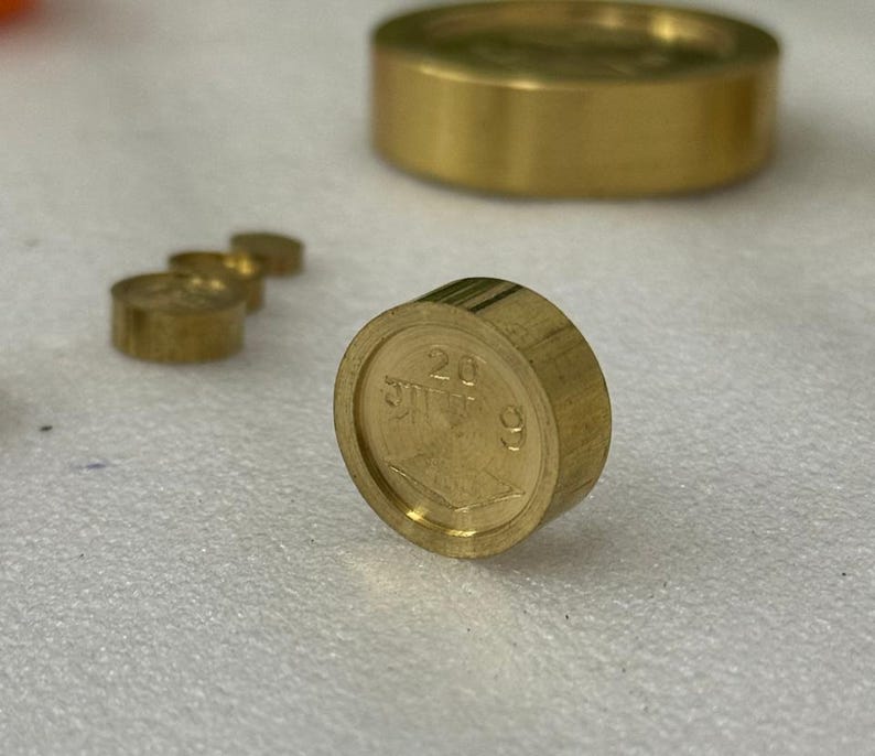 Elegant Vintage Brass Weights - Unique Decor for Weighing Scales 1 to ...