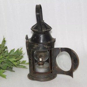 Vintage Iron Railway Lamp, Hand Crafted Train Light Lantern Xo Finished ...