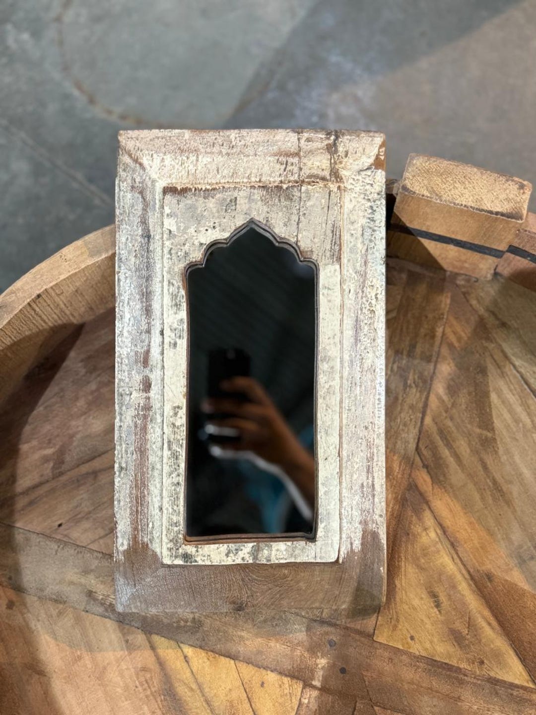 Ethnic Vintage Carved Wood & Brass Work Window/ Handmade Window/window ...