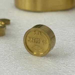 Elegant Vintage Brass Weights - Unique Decor for Weighing Scales 1 to ...